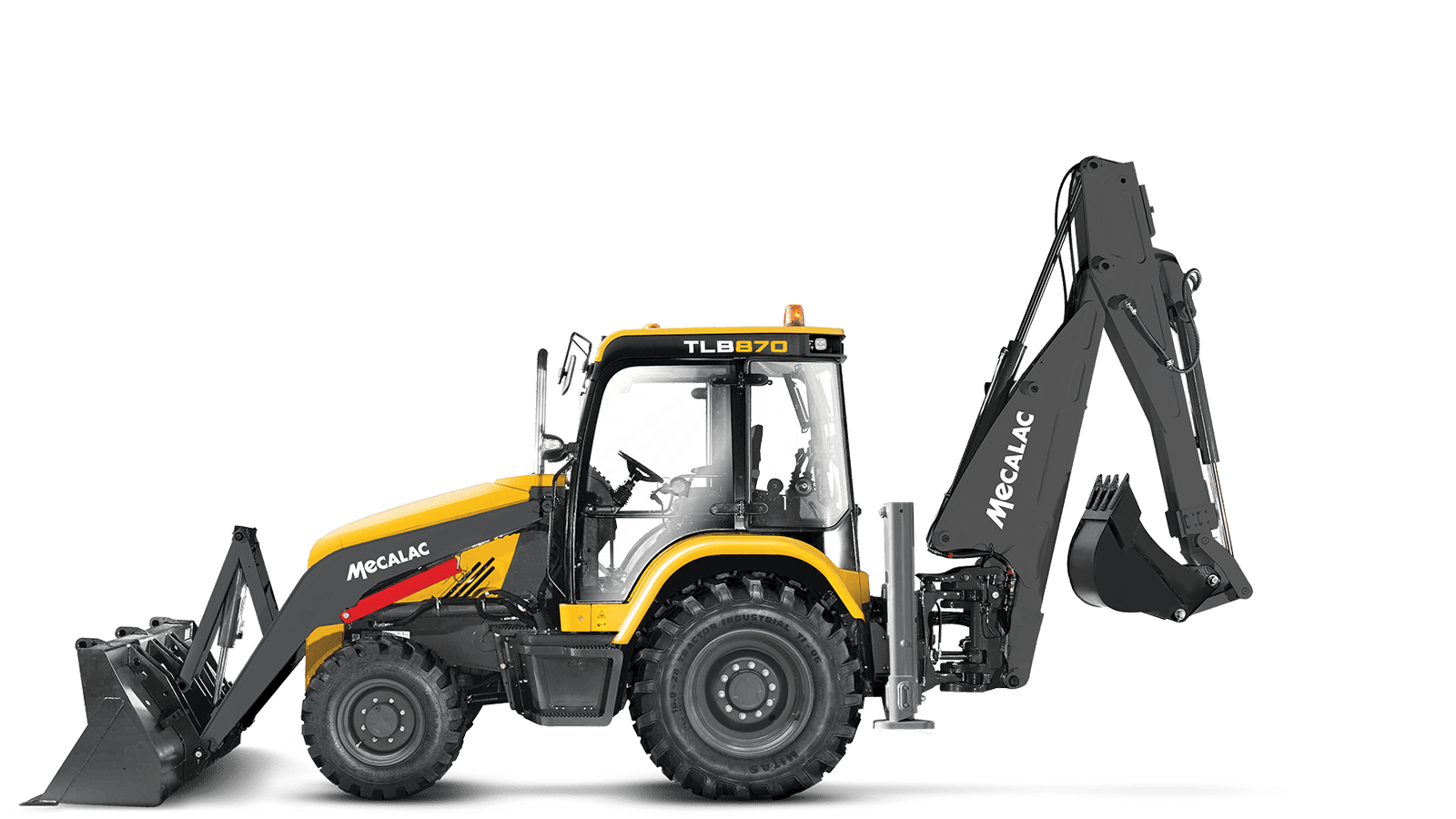 MECALAC | TLB870, Backhoe loader, Backhoe loader tractor Terex, sideshift